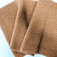 China 390gsm Polyester Sherpa Fleece Fabric for sale