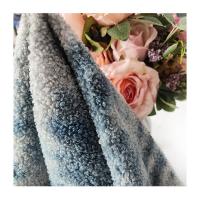 China Teddy Bear Sherpa Fleece Fabric 270gsm Super Soft Tie Dyed For Garments And Toys for sale