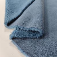 China Solid Color Polyester Sherpa Fleece Fabric 490gsm For Pillowslip Bag for sale