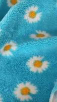 China Sunflower 370gsm Printed Sherpa Fleece For Pillowslip Sofa Cover Bag for sale