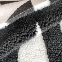 China 650gsm 100% Polyester Soft Sherpa Fleece Fabric For Jacket Handbag Yarn Dyed for sale