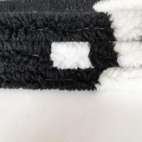 China 650gsm 100% Polyester Soft Sherpa Fleece Fabric For Jacket Handbag Yarn Dyed for sale