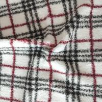 China 100% Polyester Plaid Printed Sherpa Fabric For Blanket Toys Garment Classic Style for sale