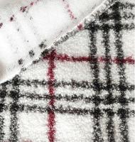 China 100% Polyester Plaid Printed Sherpa Fabric For Blanket Toys Garment Classic Style for sale