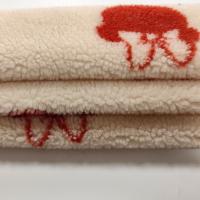 China 100% Polyester Sherpa Fabric Yarn Dyed Jacquard 650gsm 288F for sale