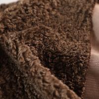 China Solid Color Faux Sherpa Fleece Fabric Teddy Bear 300gsm Outdoor Coat Warm for sale