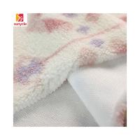 China 200gsm 150D 288F Stretch Velveteen Single Side Printed Geometric Pattern for sale
