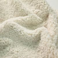 China Solid Curly Washable Sherpa Fabric For Winter Warm Coat Blankets Pillowslip Garment for sale