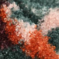 China Curly Thick Camouflage Sherpa Fleece Fabric 300gsm 100% Polyester for sale