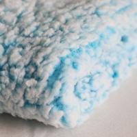 China Back Printed Double Side Fabric Velveteen 280gsm 288F 100% Polyester For Blankets for sale