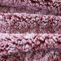 China Blue Shu Velveteen Fabric 180gsm 100% Polyester Single Side Back For Pajama Coat for sale