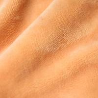 China Solid Orange Single Side Shu Velveteen Fabric 150gsm Short Plush For Pillowslip Sofa Cover for sale