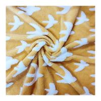 China Jacquard Shu Velveteen Fabric 300gsm For Coat Sofa Cover 100% Polyester Plush Fleece Fabric for sale