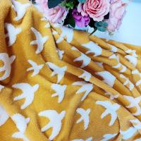 China Jacquard Shu Velveteen Fabric 300gsm For Coat Sofa Cover 100% Polyester Plush Fleece Fabric for sale
