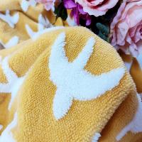 China Jacquard Shu Velveteen Fabric 300gsm For Coat Sofa Cover 100% Polyester Plush Fleece Fabric for sale
