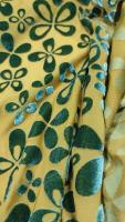 China Flower Pattern Korean Velvet Fabric 140gsm For Women'S Wear Scarf for sale