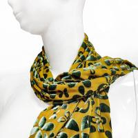 China Flower Pattern Korean Velvet Fabric 140gsm For Women'S Wear Scarf for sale