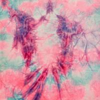 China Tie Dyed Korea dress 100 Polyester Fabric 220gsm 58'' 60'' for sale
