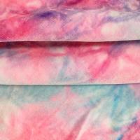 China Tie Dyed Korea dress 100 Polyester Fabric 220gsm 58'' 60'' for sale