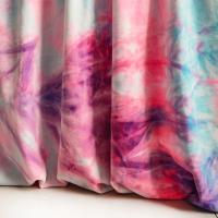 China Tie Dyed Korea dress 100 Polyester Fabric 220gsm 58'' 60'' for sale