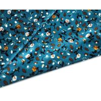 China Cartoon Flower Korean Velvet Fabric 150gsm 75D 72F for sale