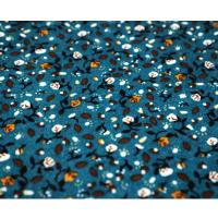 China Cartoon Flower Korean Velvet Fabric 150gsm 75D 72F for sale