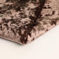 China 260gsm Crushed Velvet Upholstery Fabric 75D 72F 100% Polyester for sale