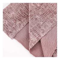 China Solid Crinkle Pleated Korean Velvet Fabric Knitted 260gsm for sale