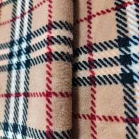 China 240gsm Super Soft Flannel Fabric 288F Polyester Spandex For Shoes Sofa Cover for sale