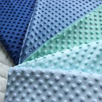China Embossed Dot Bubble Super Soft Knit Fabric 260gsm For Pillowslip Sofa Cover for sale