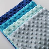 China Embossed Dot Bubble Super Soft Knit Fabric 260gsm For Pillowslip Sofa Cover for sale