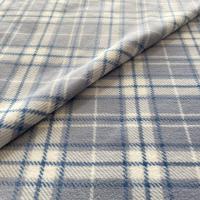 China Polyester Classic Plaid Printed Super Soft Fabric For Shoes Clothes Pillowslip for sale