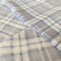 China Polyester Classic Plaid Printed Super Soft Fabric For Shoes Clothes Pillowslip for sale