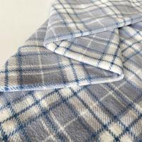China Polyester Classic Plaid Printed Super Soft Fabric For Shoes Clothes Pillowslip for sale