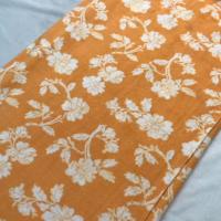China Flower Pattern Printed Super Soft Fabric 280gsm Double Side Polyester for sale