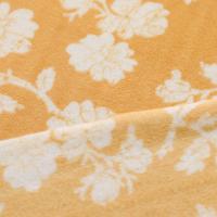 China Flower Pattern Printed Super Soft Fabric 280gsm Double Side Polyester for sale