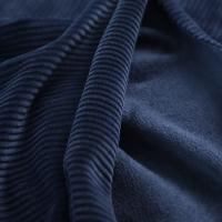 China Thick Striped Super Soft Stretchy Fabric 260gsm Double Side Spandex Polyester for sale