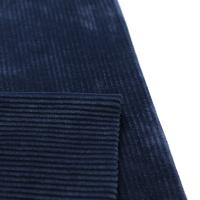 China Thick Striped Super Soft Stretchy Fabric 260gsm Double Side Spandex Polyester for sale