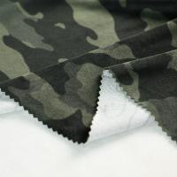China Camouflage Printed Single Side Super Soft Fabric 250gsm 288F for sale