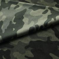 China Camouflage Printed Single Side Super Soft Fabric 250gsm 288F for sale