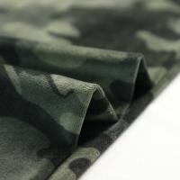 China Camouflage Printed Single Side Super Soft Fabric 250gsm 288F for sale