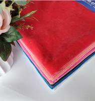 China 240gsm Velour Velvet Fabric CVC80 CVC20 Plain 32S 100D for sale