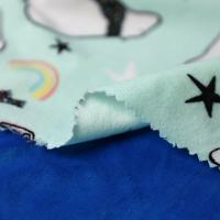 China Cartoon Printed Velour Velvet Fabric 150gsm Polyester for sale