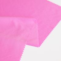 China T Shirt Single Knit Cotton Fabric 100gsm Pink Plain for sale
