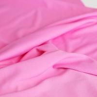 China T Shirt Single Knit Cotton Fabric 100gsm Pink Plain for sale
