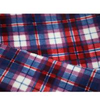 China Plaid Printed 280gsm Micro Fleece Fabric For Garment Scarf for sale