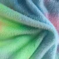 China Tie Dyed 340gsm Brushed Flannel Fabric 150D 288F for sale