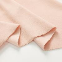 China Soft Garment Sports Clothes Solid Fleece Fabric 250gsm for sale