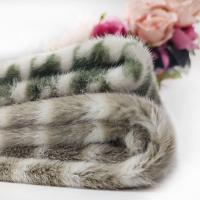 China 100% Polyester Patterned Faux Fur Fabric 380gsm 288F for sale
