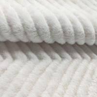 China Concise Solid Sherpa Faux Fur Fabric Embossed Rabbit For Sofa Cover for sale